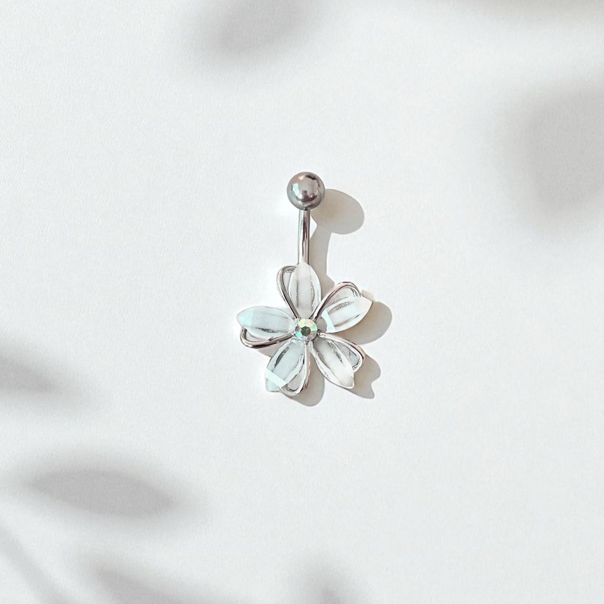 Leilani Bloom Belly Button Ring – Elara Body Jewelry