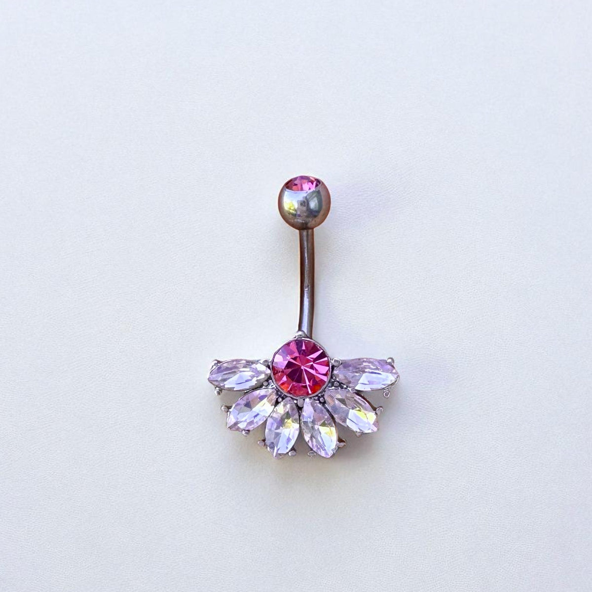 Rosalia Fan Belly Button Ring – Elara Body Jewelry